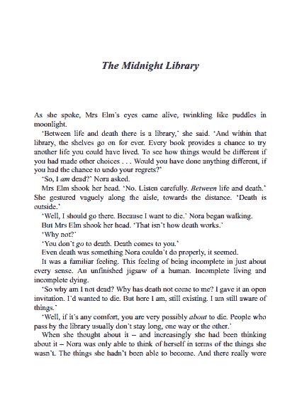 کتاب The Midnight Library نوشته Matt Haig - فروشگاه فایل دانش دیجیتال